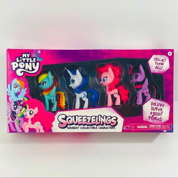 Hasbro | Toys | My Little Pony Squeezelings 4 Pack Mlp Squeezy ...